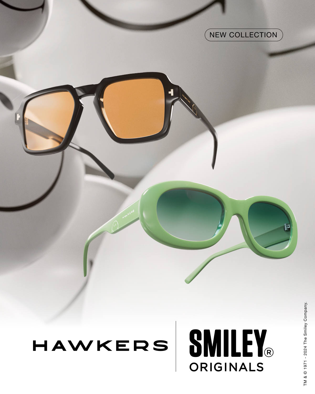 Hawkers x Smiley, una collab llena de energía positiva. - Maple Space